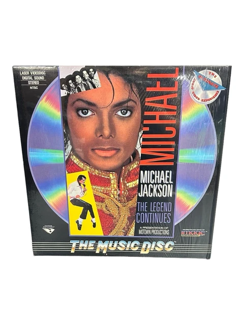 MICHAEL JACKSON THE Legend Continues The Music Disc Laserdisc - 1989 ...