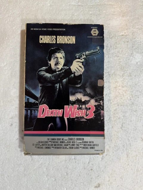 DEATH WISH 3 VHS Big Box MGM Home Video - 7-eleven Copy £13.60 ...