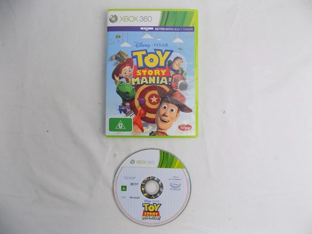 MINT DISC XBOX 360 Disney Pixar Toy Story Mania - No Manual Free ...