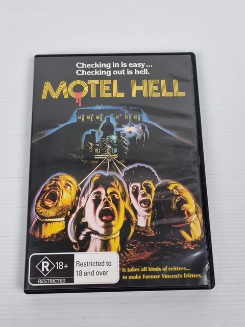 MOTEL HELL DVD Region 4 Rory Calhoun Paul Linke Gory Slasher Horror ...
