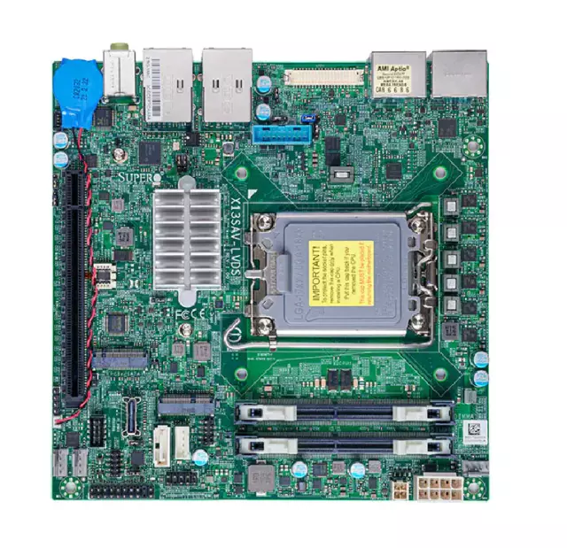 SUPERMICRO X13SAV-LVDS MOTHERBOARD - Mini ITX, Gen 12 Intel, PCH Q670E ... SUPERMICRO X13SAV-LVDS MOTHERBOARD - Mini ITX, Gen 12 Intel, PCH Q670E ...