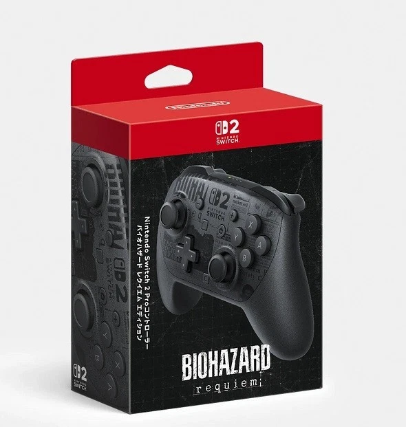 NINTENDO SWITCH 2 Pro Controller Resident Evil Requiem Edition 2026 PRE ...
