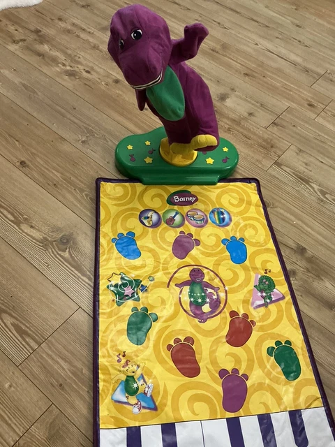 VINTAGE BARNEY DINOSAUR Musical Dance Mat 2001 Move And Groove £15.00 ...