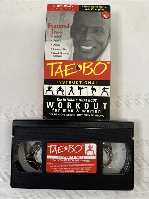 AE BO VHS Ultimate Total Body Workout Billy Blanks T 1998 Instructional ...