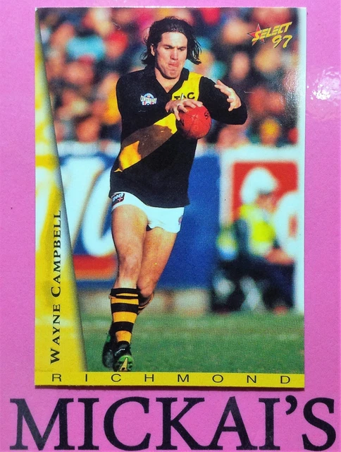 AFL SELECT 97 Richmond Football Club - Wayne Campbell Footy Trading ...