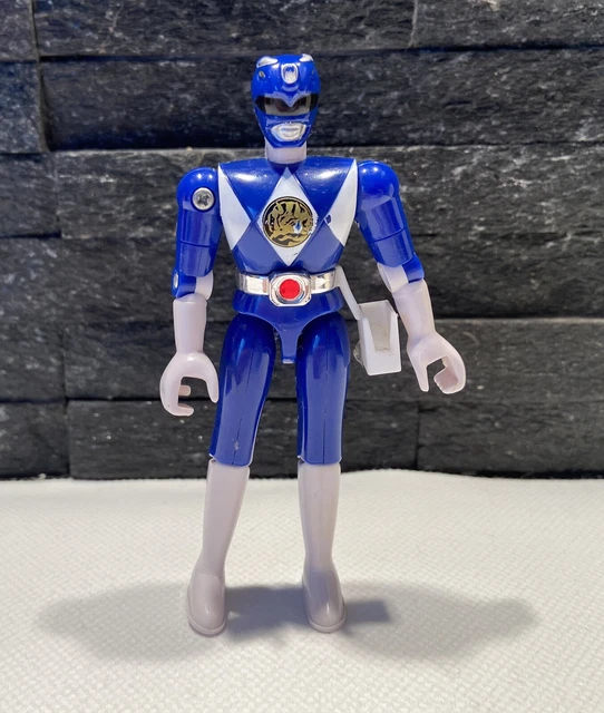 POWER RANGERS MIGHTY Morphin Original Blue Ranger Figure Bandai 1993 B# ...