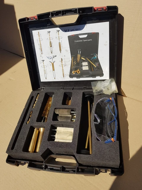 ORIGINAL VW AUDI VAS 6811 Spezialwerkzeug Injektorreinigungsset Golf ...