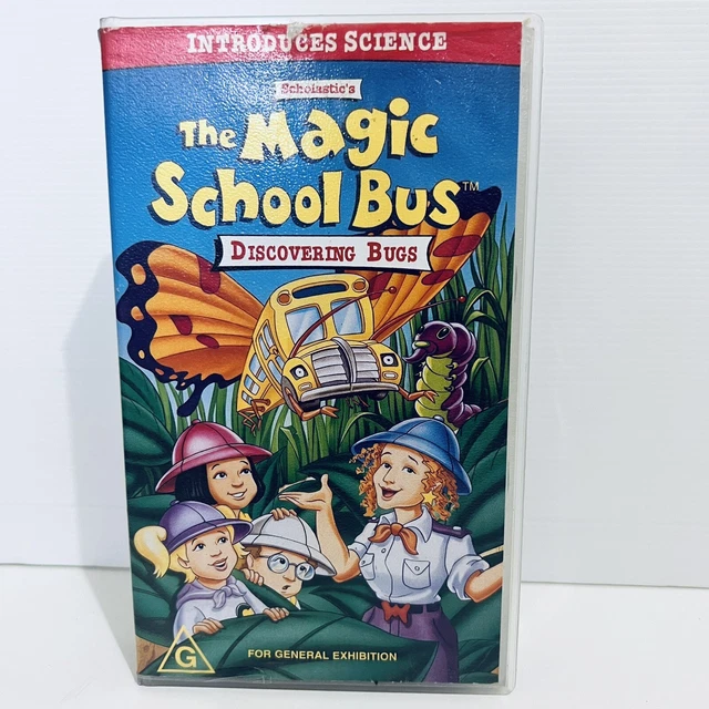 THE MAGIC SCHOOL Bus Discovering Bugs VHS Video Tape Introduces Science ...