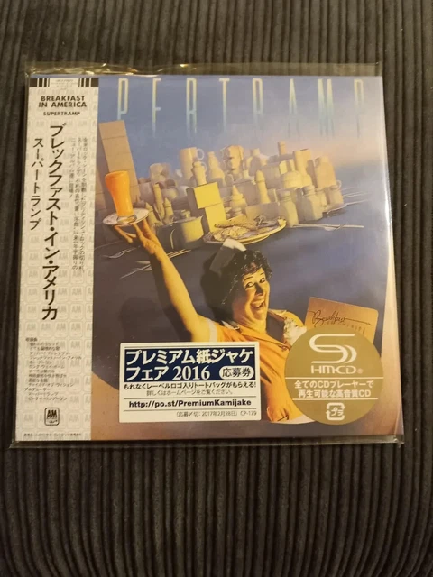 SUPERTRAMP BREAKFAST IN america shm cd japanese mini lp remastered 2016 ...
