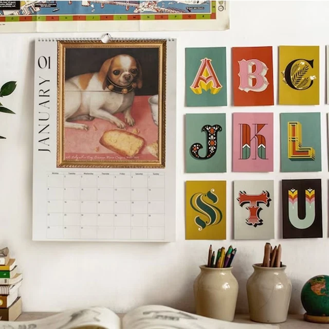 PAPER UGLY DOGS Calendar Time Planning Dog Meme Calendar Home ...