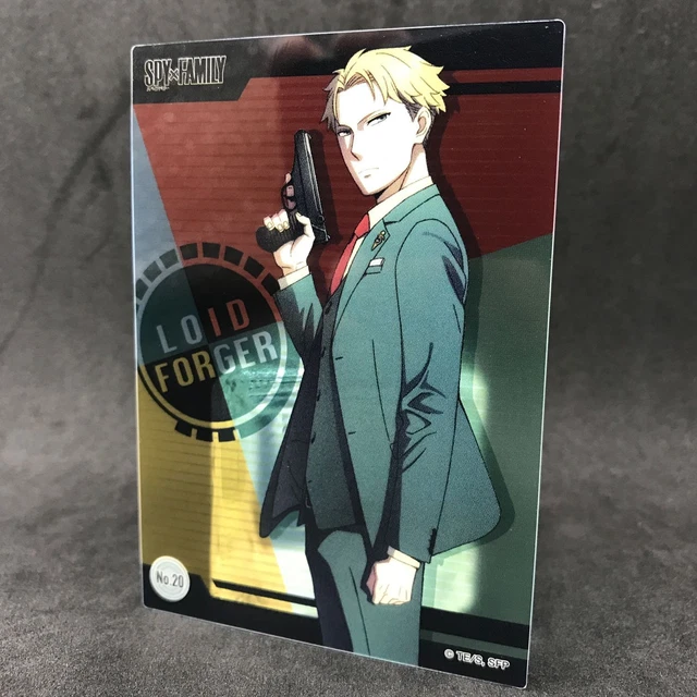 SPY X FAMILY LOID FORGER No.20 carte transparente japonaise à ...
