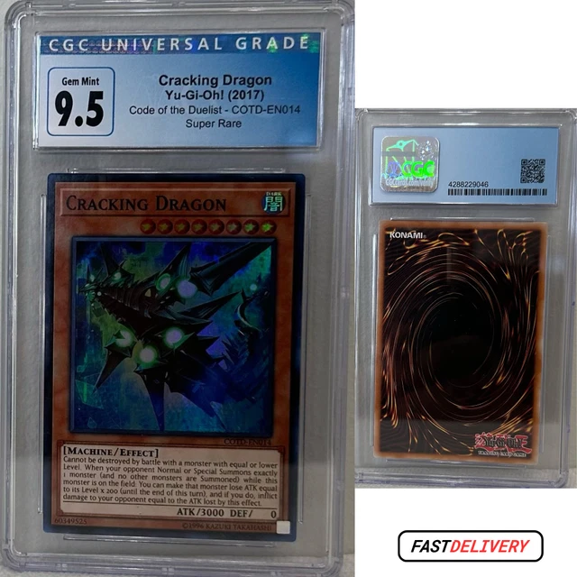 YU-GI-OH CRACKING DRAGON COTD-EN014 Code of the Duelist S.Rare CGC Gem Mint 9.5 $99.99 - PicClick CA