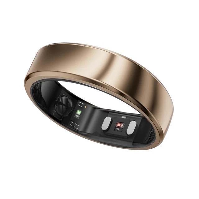 RINGCONN GEN 2 Air Smart Ring Dune Gold- Size 6 $200.00 - PicClick CA