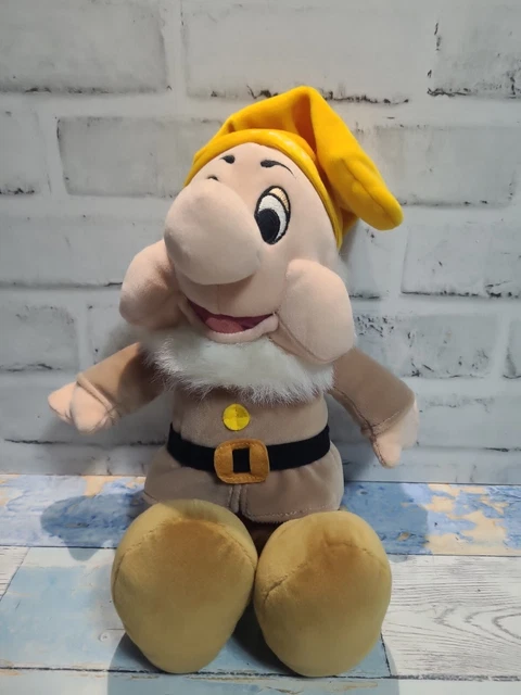 DISNEY SNEEZY SNOW White & The Seven Dwarfs Plush Soft 14" £4.00 ...