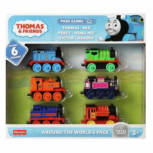 THOMAS AND FRIENDS All Around The World 6 Pack - Metal Engines Set ...