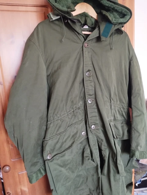 SWEDISH ARMY WINTER Parka M59 Fully Lined With (Rare) Lined Hood. All ...