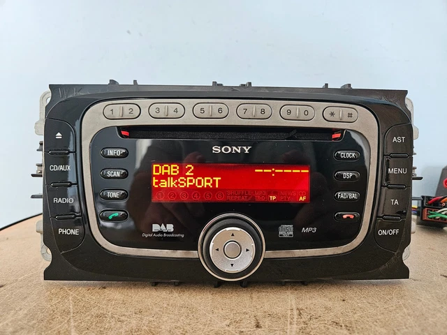 FORD SONY DAB Car Radio Stereo Cd Player Head Unit Mondeo S-Max Galaxy ...