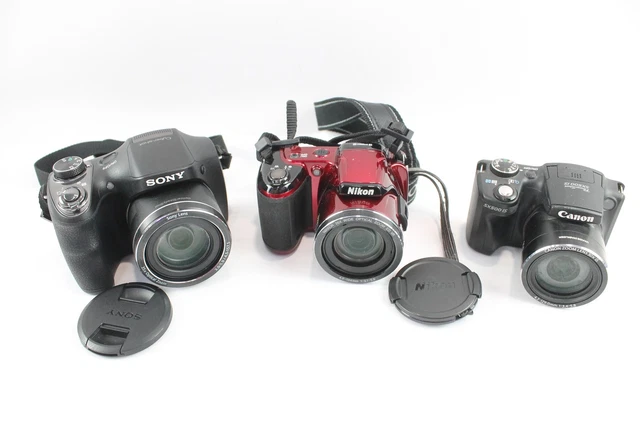 VINTAGE DIGITAL BRIDGE Cameras Working Inc Canon, Sony & Nikon x 3 £113 ...