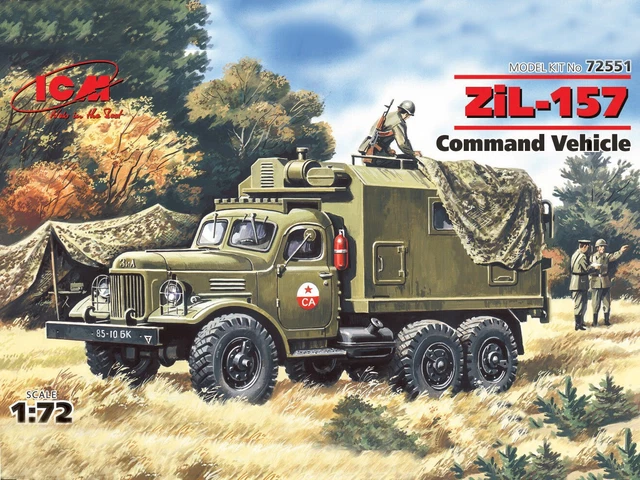 MASSSTAB 1:72 ICM 72551 ZiL-157 Soviet Mobile Command Vehicle -... EUR ...