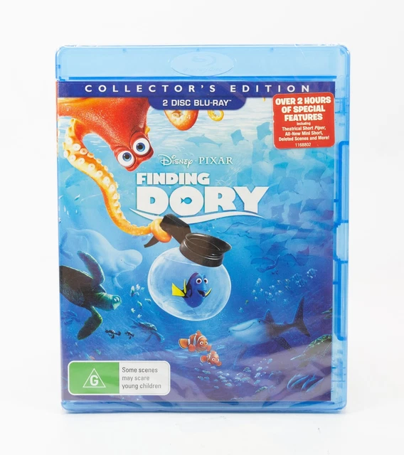 FINDING DORY COLLECTOR'S Edition 2 Disc Blu-ray Region Free New Sealed ...