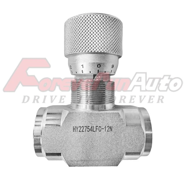 HYDRAULIC FLOW CONTROL Needle Valve 3/4”NPT Hydraulic Flow Control ...