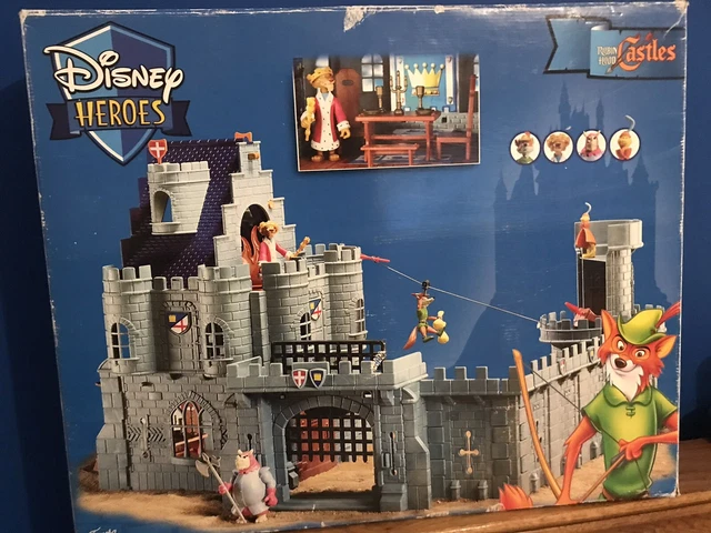FAMOSA DISNEY HEROES Robin Hood Prince John's Castle Playset Incomplete ...