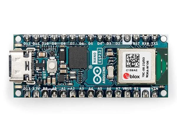 ARDUINO NANO ESP32 CON INTESTAZIONI ARDUINO NANO 240 MHz Flash: 16MB ...