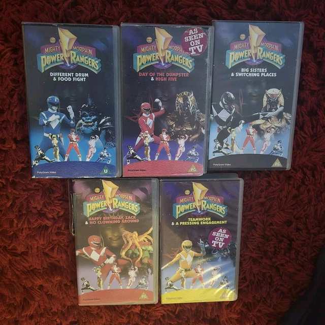 MIGHTY MORPHIN POWER Rangers VHS Bundle £16.95 - PicClick UK