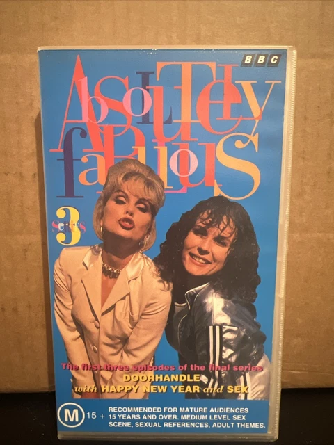 ABSOLUTELY FABULOUS: SERIES 3 - Doorhandle [VHS Tape] Happy New Year ...
