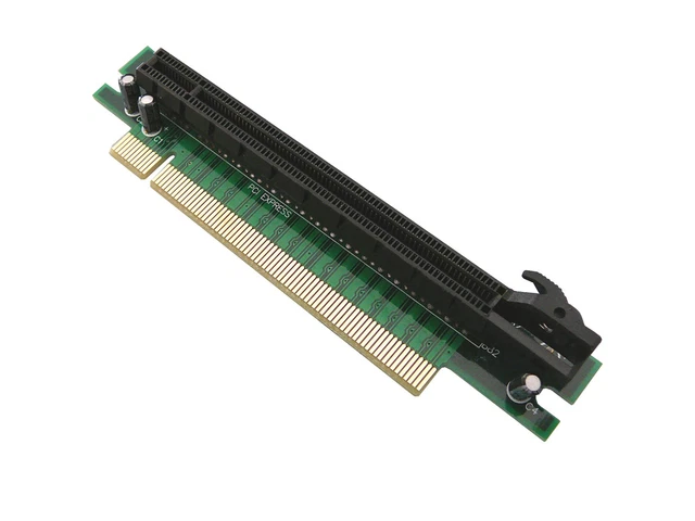PCI EXPRESS RISER - Flat Angle Bracket Pcie 1 Tier $25.49 - PicClick AU