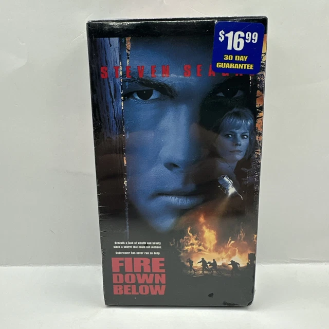 FIRE DOWN BELOW (VHS, 1998) Steven Seagal, Kris Kristofferson ...