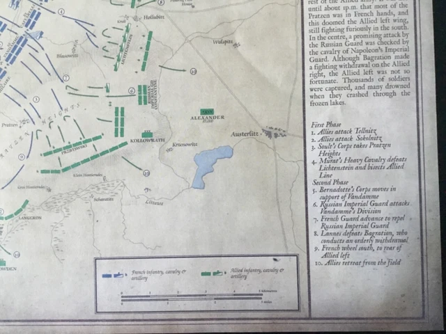 1805, 1806 NAPOLEONIC Wars Plan Maps Of The Battles Of Jena ...