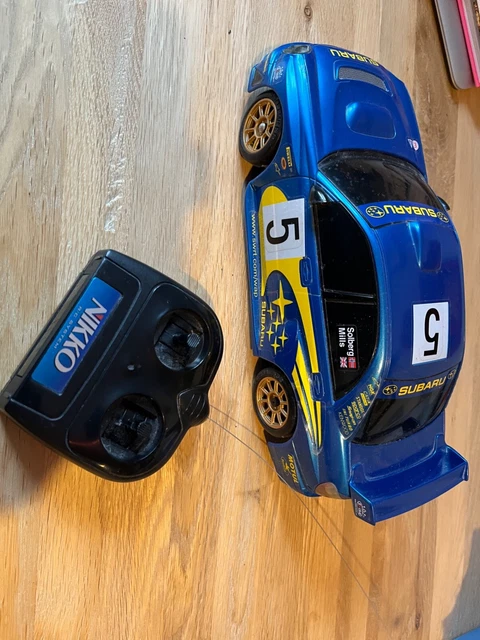 VINTAGE NIKKO SUBARU Impreza Remote Control Rally Car Tested Working £ ...