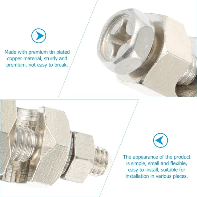 6 PCS EARTHING Ground Lug PV Module Wire Management Solar Panel ...