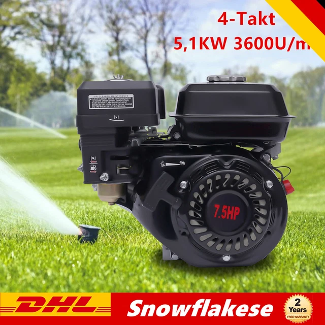 BENZINMOTOR OHV MOTOR 7PS 4-Takt Standmotor Kartmotor 5.1KW ...