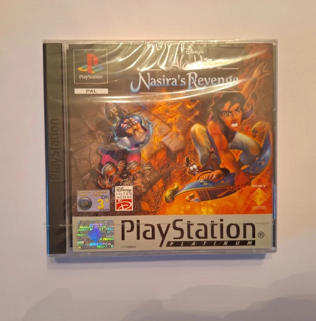 DISNEY'S ALADDIN NASIRA'S Revenge - Sony PlayStation 1 Platinum PS1 NEW ...