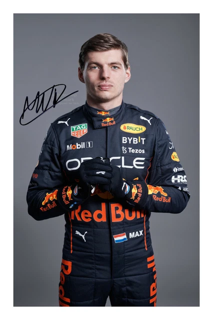 MAX VERSTAPPEN 2022 Signed A4 Autograph Photo Print £6.49 - PicClick UK