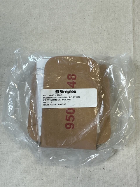 SIMPLEX 4090-9002 INDIVIDUAL Addressable Relay Module $29.75 - PicClick