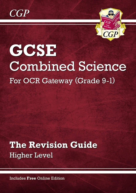 Gcse Combined Science Ocr Gateway Revision Guide Higher With Online Editi £2 25 Picclick Uk
