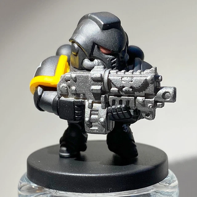 SPACE MARINE CHIBI RAVEN GUARD Bandai Advent Primaris Intercessor ...