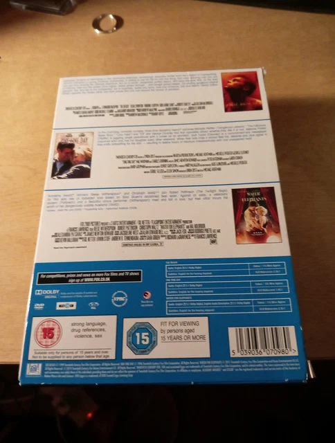 3 FILM COLLECTION The Beach, One Fine Day, And Water For Elephants DVD ...