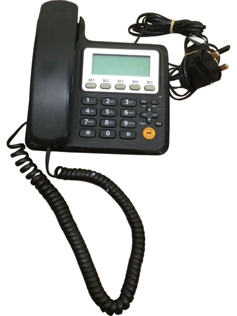 CORDED LCD DISPLAY Telephone with Keypad and Mute Function £9.00 ...