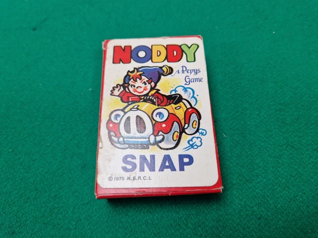 COMPLETE VINTAGE 1975 Noddy Snap Pepys Playing Card Game £2.99 ...