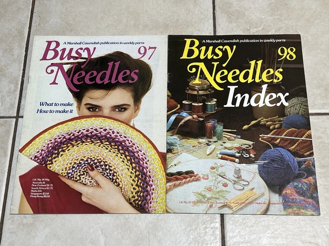 18 X VINTAGE 1980’s Busy Needles Magazines (Consecutive Issues From 81 ...