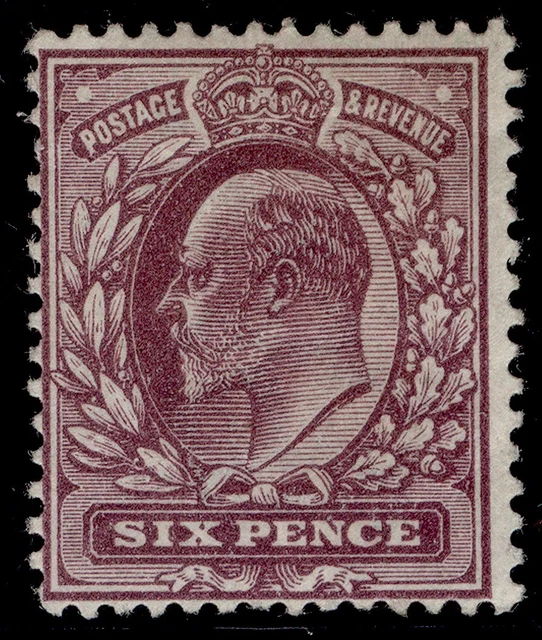 GB EDVII SG298 SPEC M33A(3), 6d reddish purple, M MINT. Cat £30. £9.00 ...