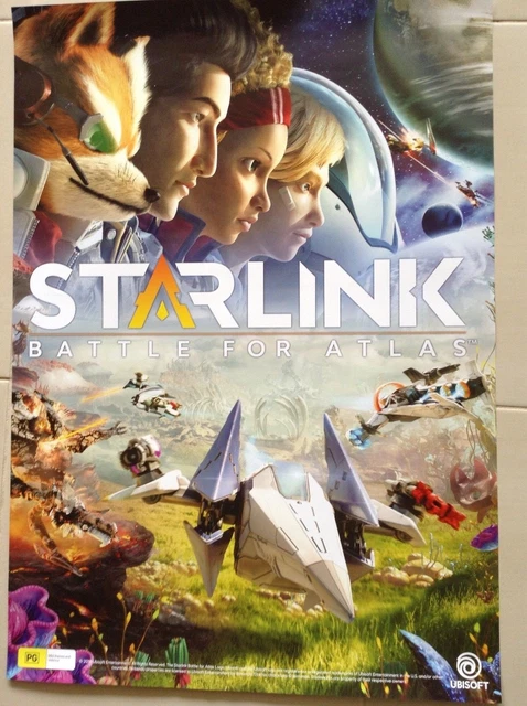 STARLINK BATTLE FOR ATLAS OFFICIAL POSTER,VIDEO GAMES ,ACTION, HUGE ...