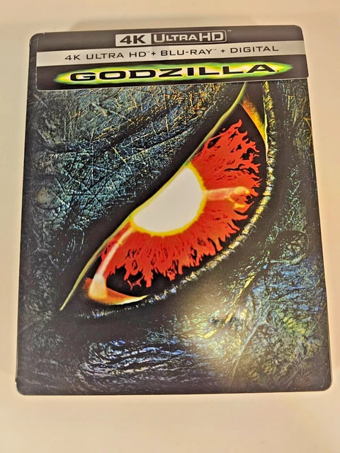 GODZILLA 4K ULTRA HD/Bluray Steelbook w/J-Card & EcoTEK Protector (1998 ...