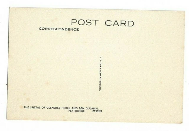 THE SPITTAL OF Glenshee Hotel And Ben Gulabin, Perthshire, Scotland ...