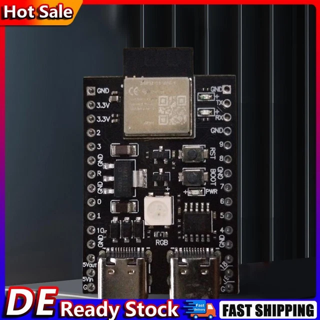 ESP32/ ESP32-S3/ESP32-C3 ENTWICKLUNGSBOARD Dual Typ-C (ESP32-C3) De EUR 7,08 - PicClick DE