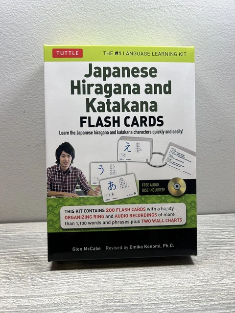 JAPANESE HIRAGANA AND Katakana Flash Cards Kit : Learn the Two Japanese ...